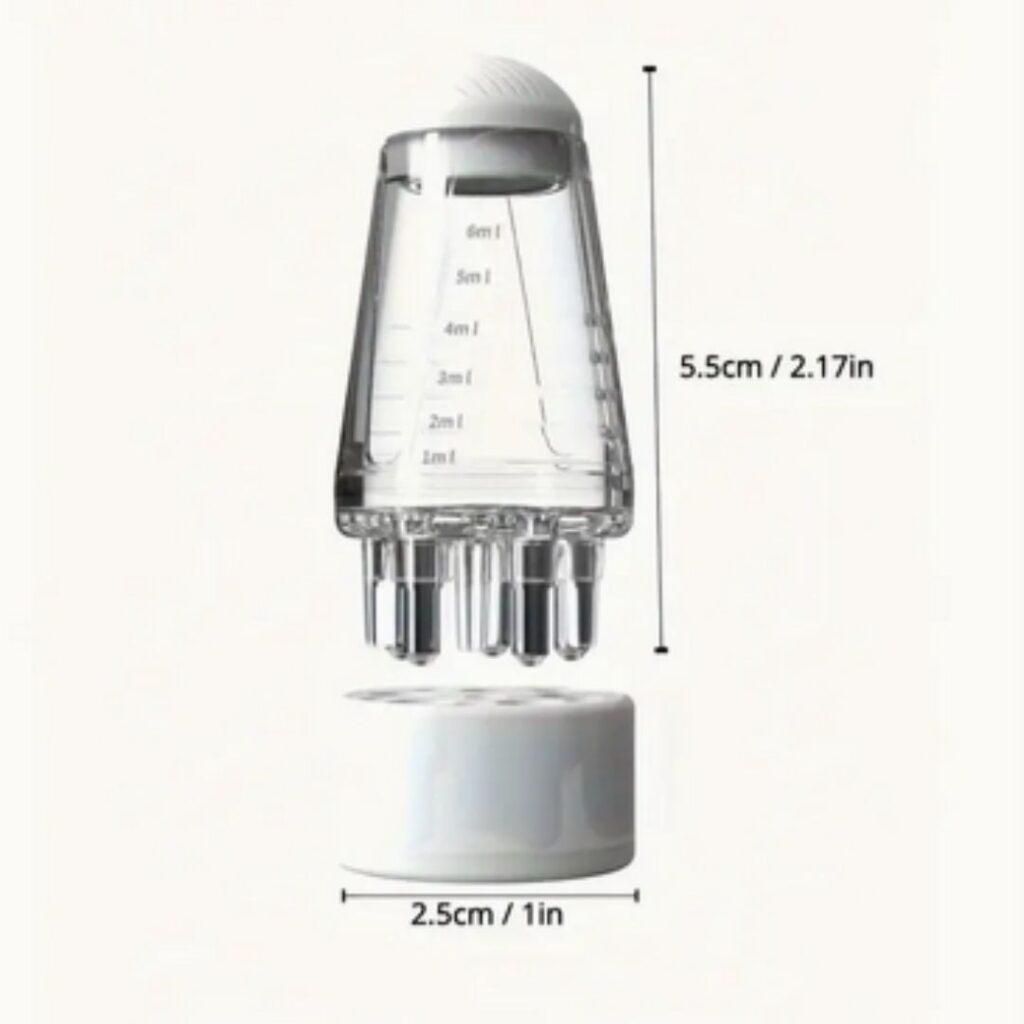 Hair oil applicator bottle for targeted scalp treatments and easy ...