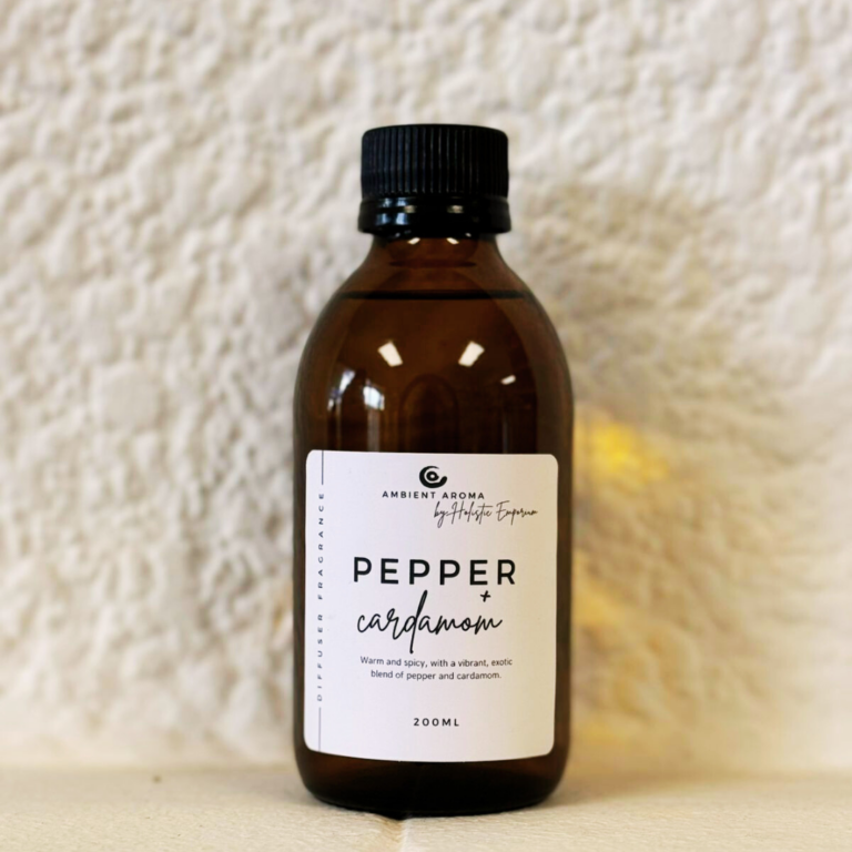 Diffuser Refill – Pepper & Cardamom 200ml – Holistic Emporium